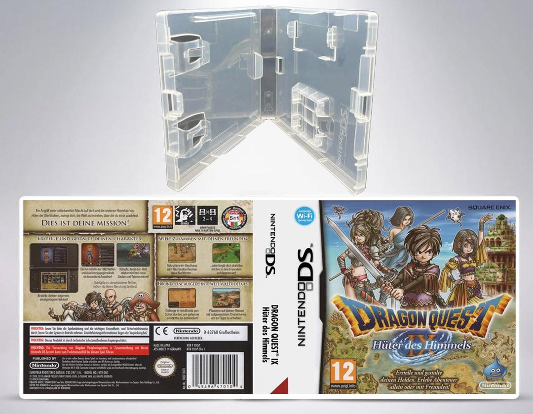 Dragon Quest IX: Sentinels of the Starry Skies DS Replacement Slip ...