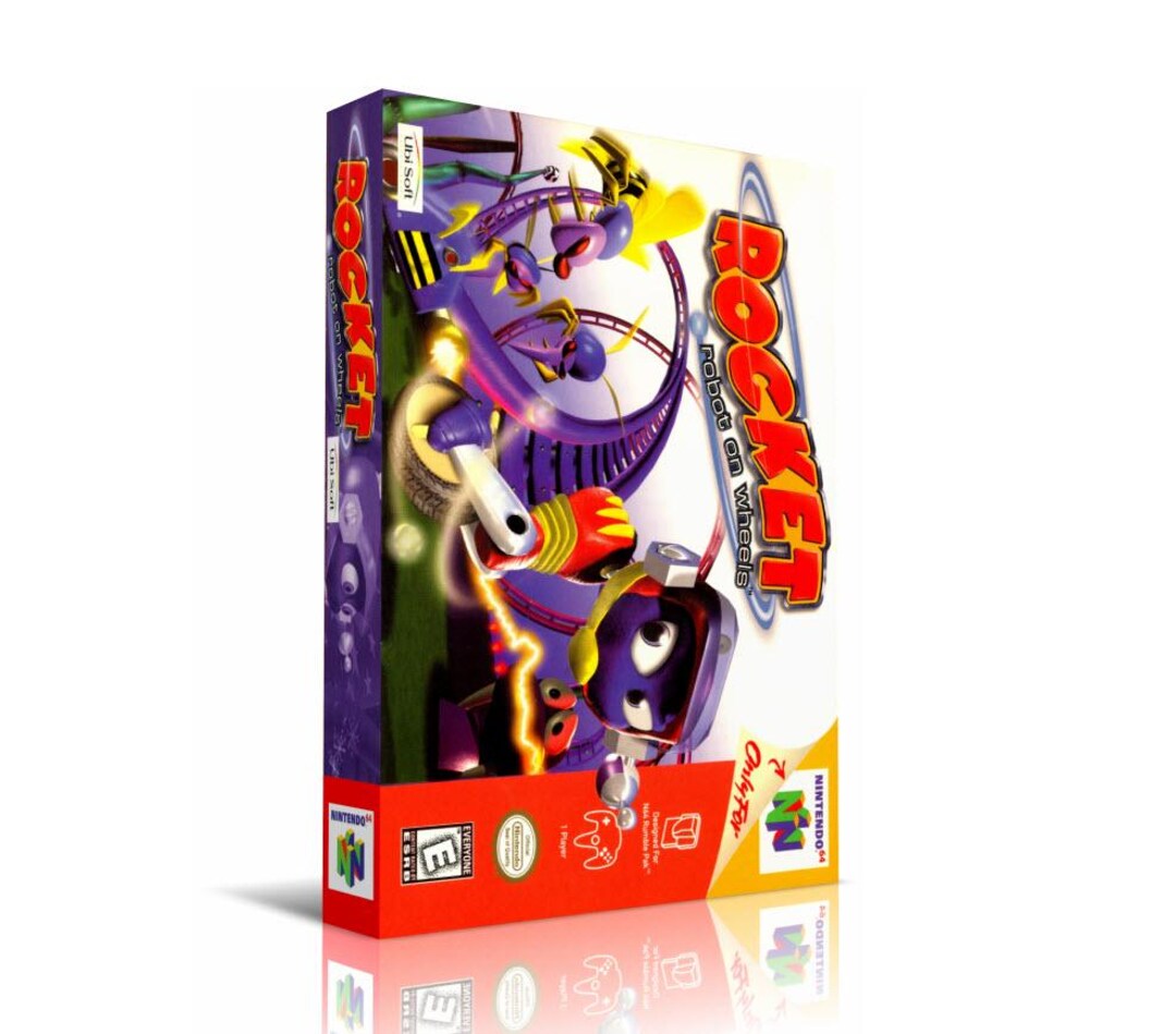Rocket Robot on Wheels N64 Complete Your Collection - Custom Game Case ...