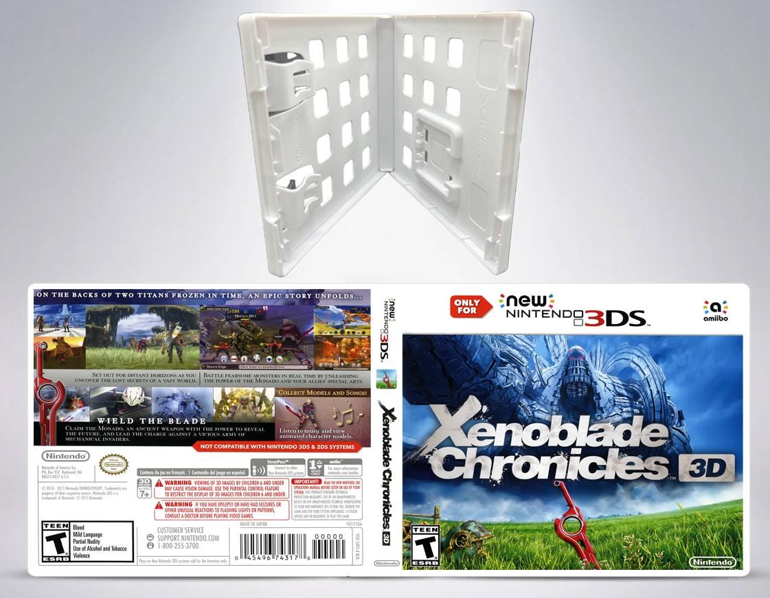 Xenoblade 3ds Box Art