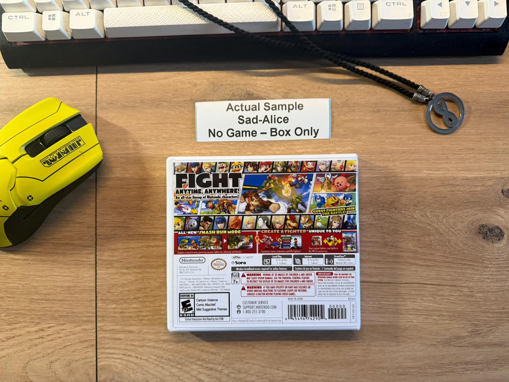 Tomodachi Life 3DS Replacement Slip Cover Art Insert + Cartridge Box ...