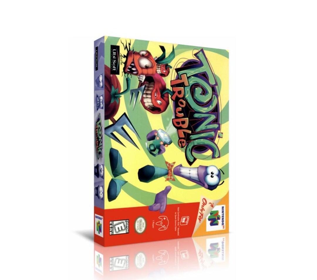 Tonic Trouble N64 Complete Your Collection - Custom Game Case & Art - Etsy