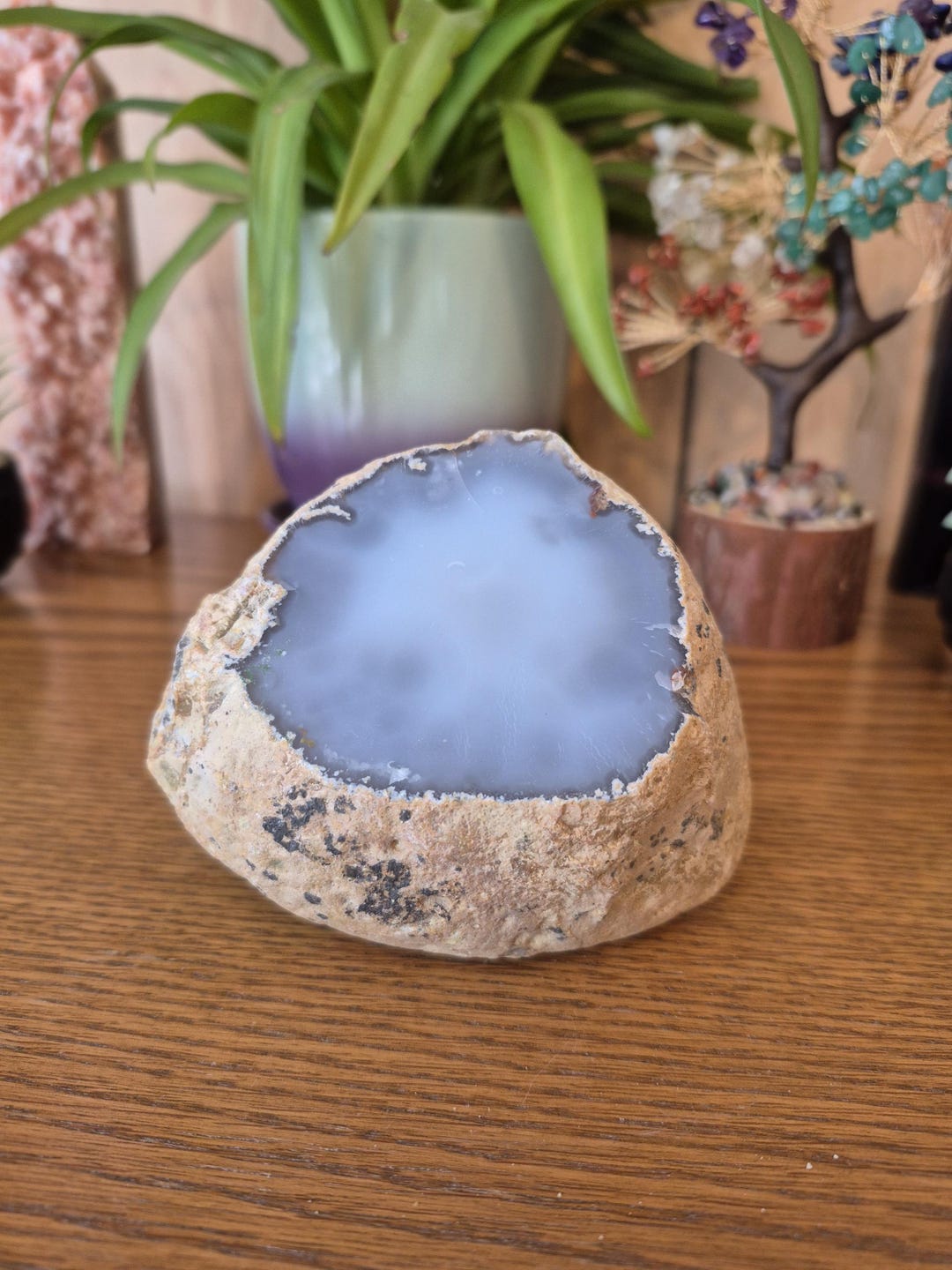 Gallbladder Agate Crystal Stone, Enhydro Quartz - Etsy