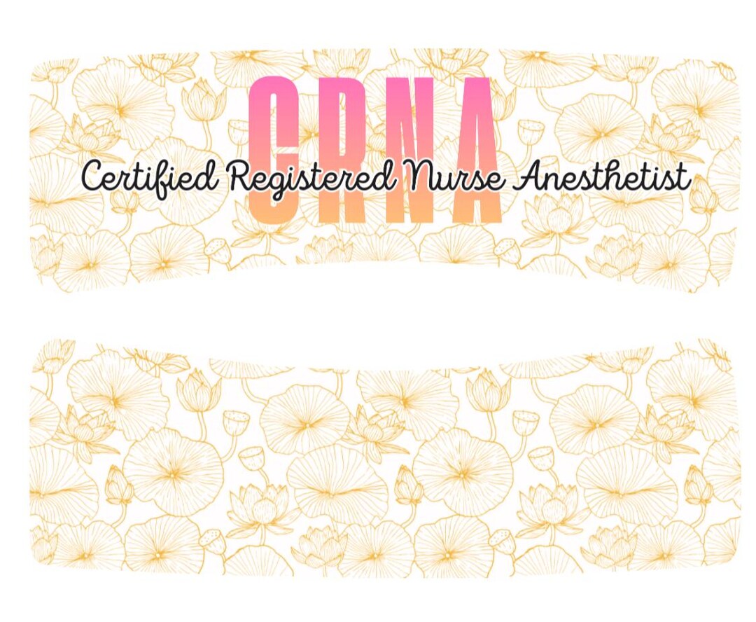 CRNA Claw Clip | Nurse Anesthetist Hair Clip | Medical Work Accessory ...