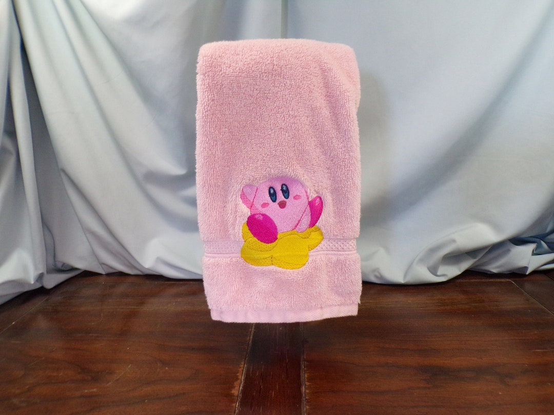 MADE TO ORDER - Cute Pink Video Game Character Inspired Hand Towel ...