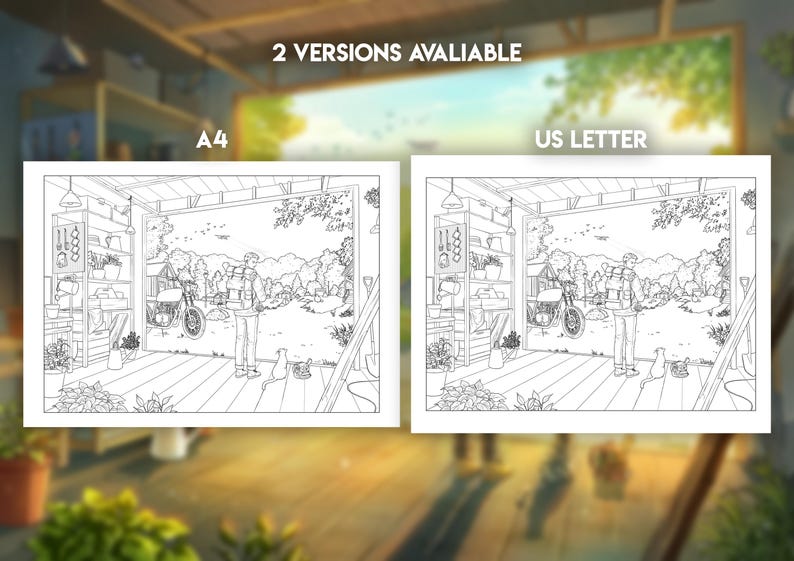 Chapter 1 | Printable Colouring Page, PDF Digital Download | A4 & US ...