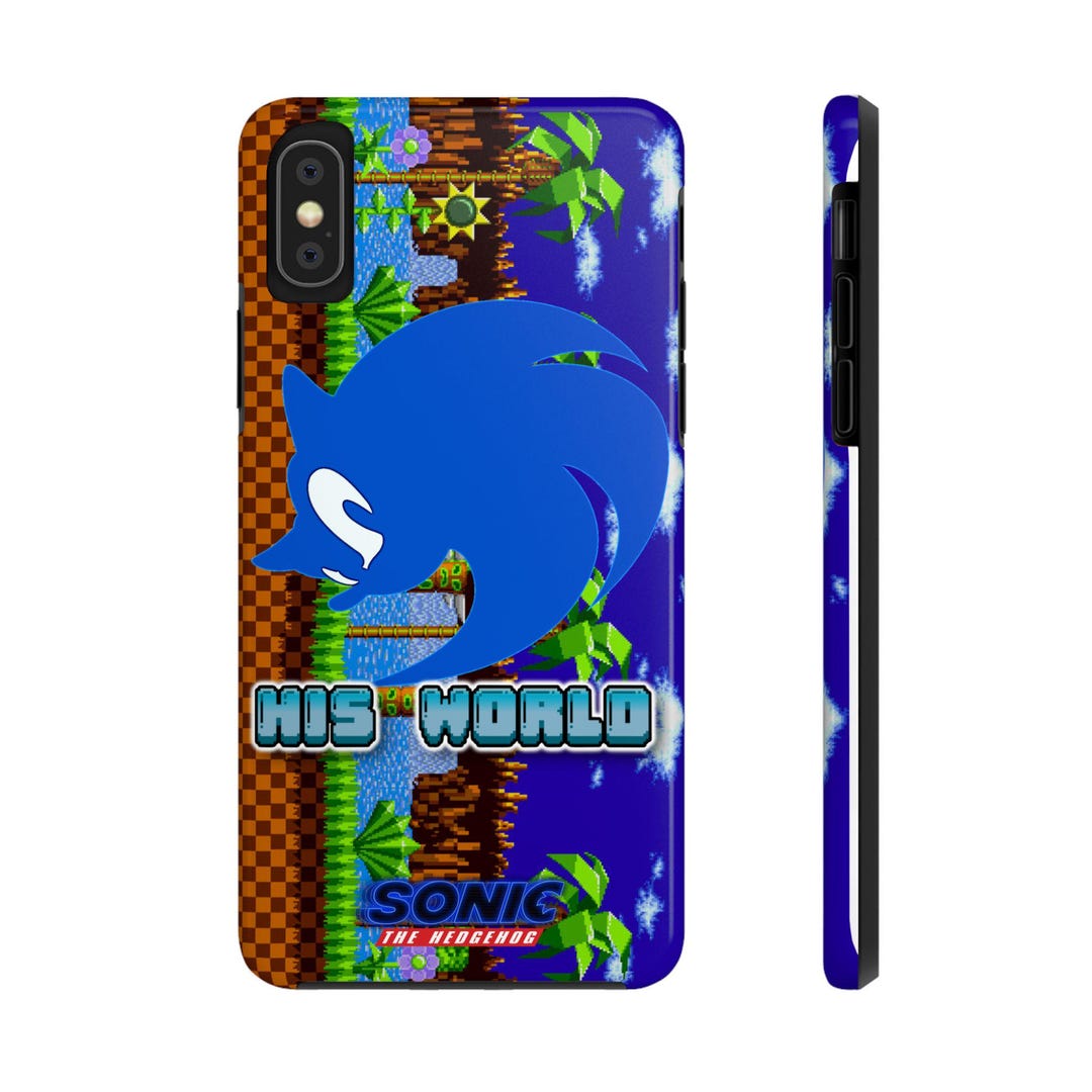 Sonic the Hedgehog Gaming Phone Case - Tough Protective Cover, Green ...
