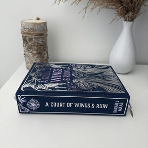 A Court of Wings and Ruin by Sarah J. Maas: Handmade Rebind - ACOTAR ...