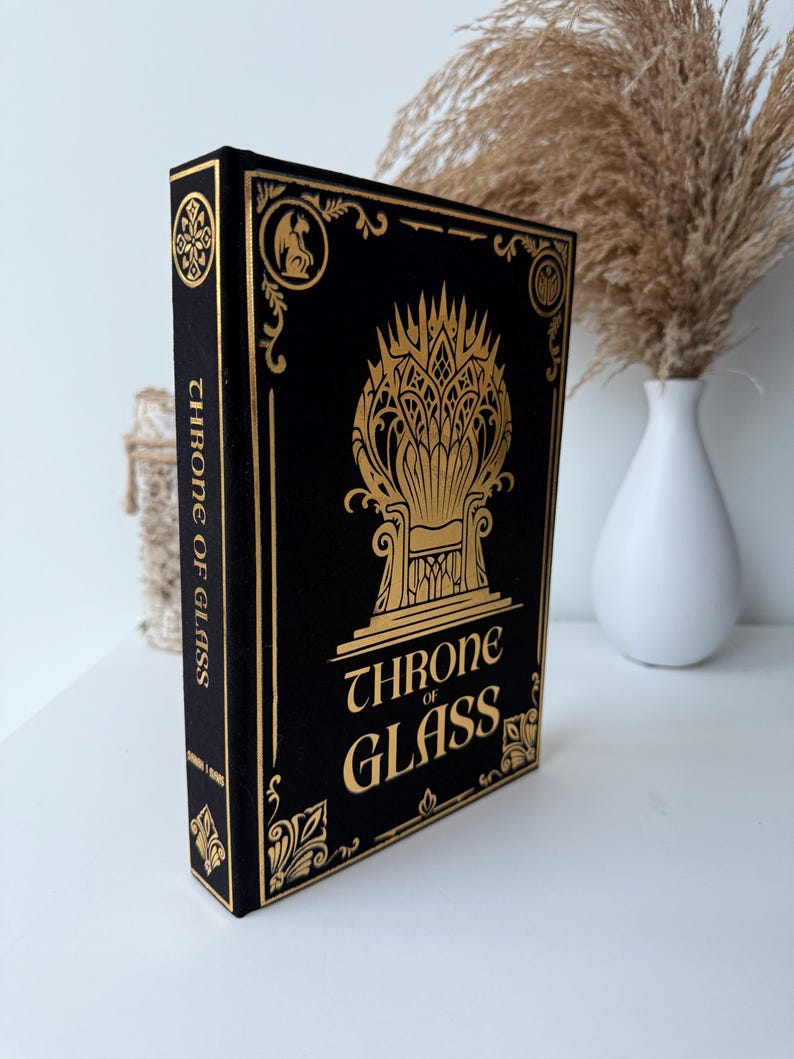 Throne of Glass by Sarah J. Maas: Handmade Rebind - TOG (more Colors ...
