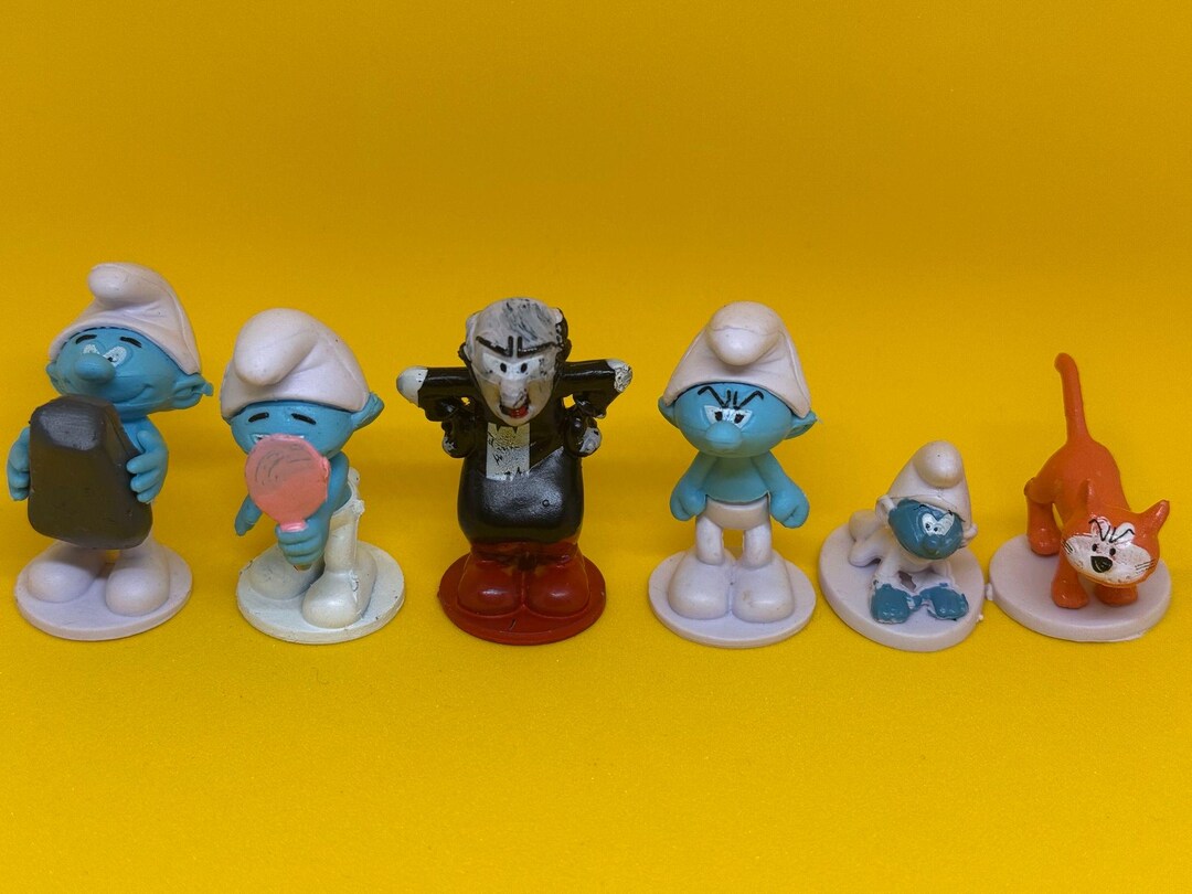 Smurfs Bird Blu Cake Decoration Topper Figures Figurines Cake Decor ...