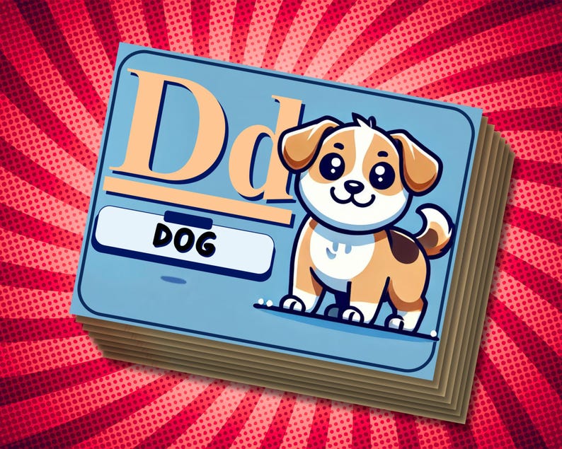 A to Z Animal Alphabet Flashcards – Cartoon ABC Printable for Kids ...