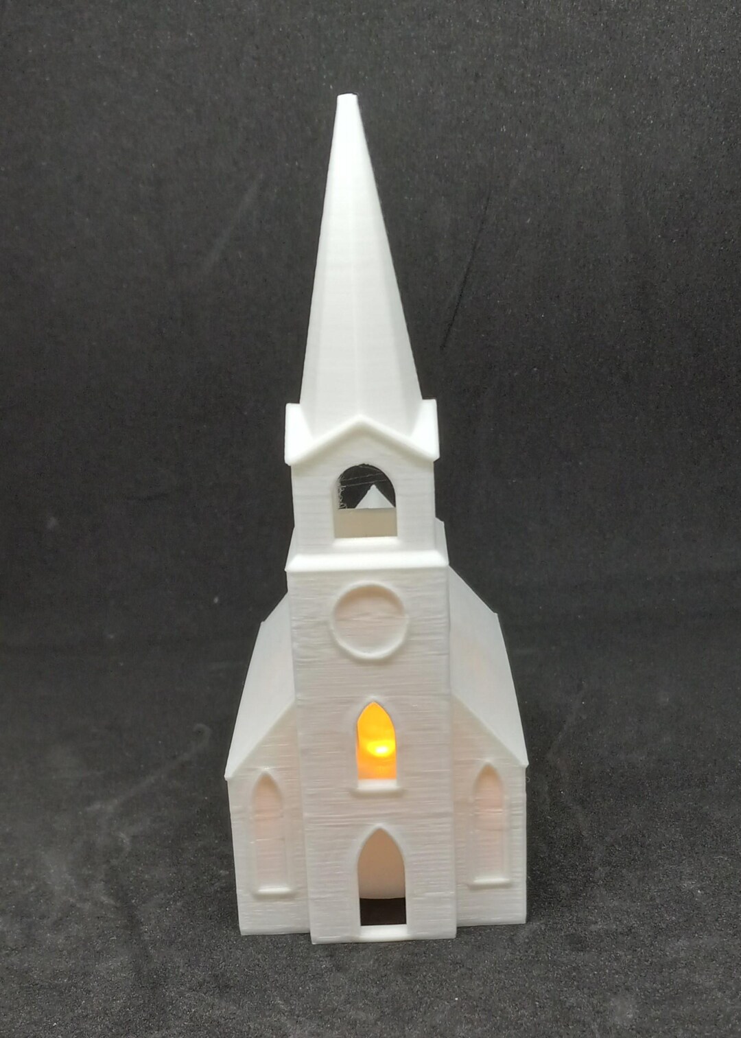 3d-printed Light-up Church With LED Candle – Elegant Home Décor ...