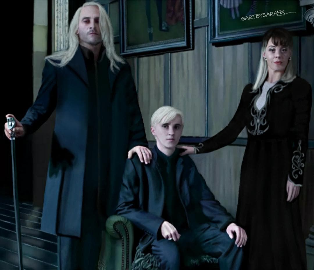 Harry Potter: Malfoy Family FANART - Etsy