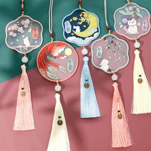 DIY Embroidery Amulet Kit: Beginner Craft Set With Tassel & Lanyard - Etsy