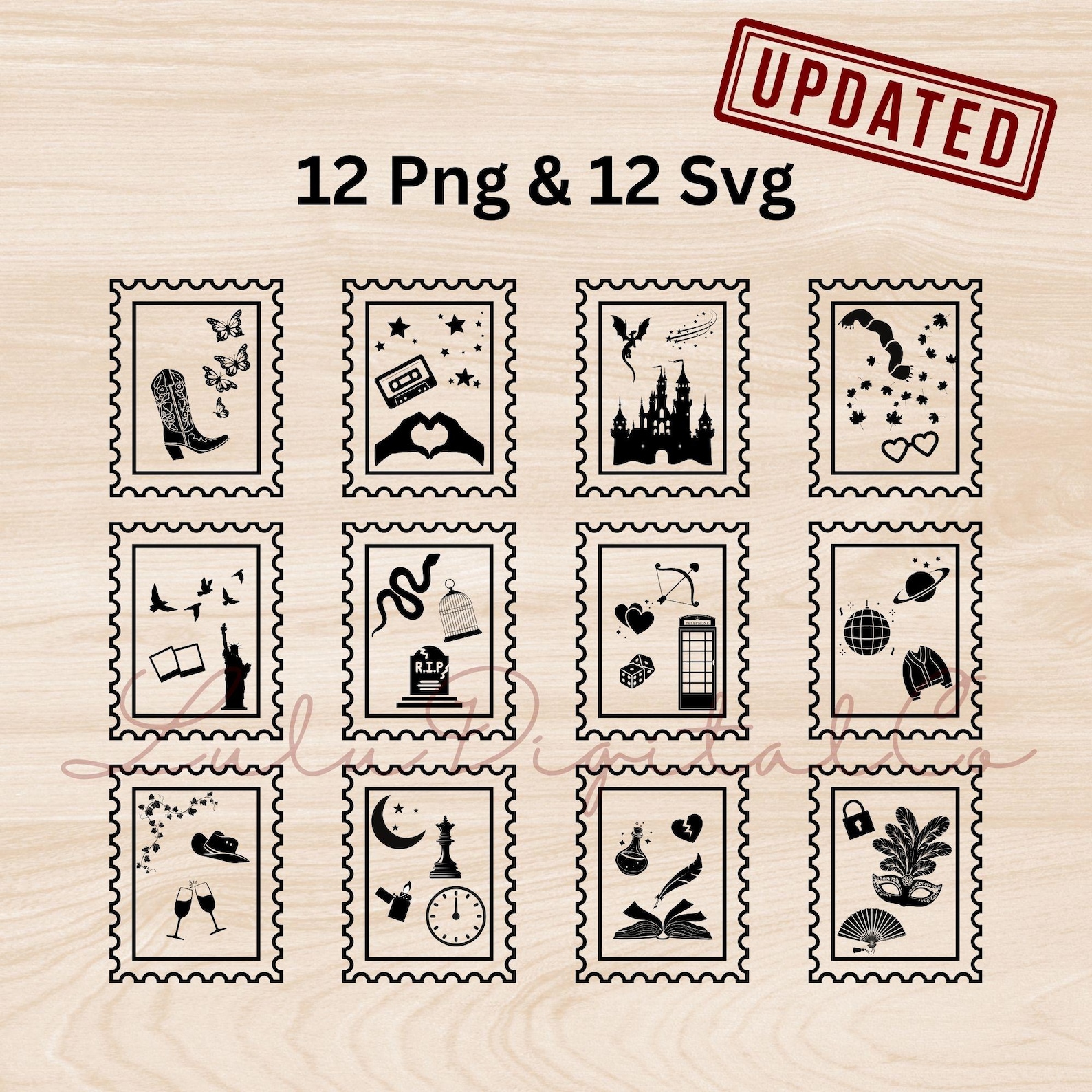 Music Stamp Svg Pop Star Icon Svg Eras Svg Era Stamp Png Album ...