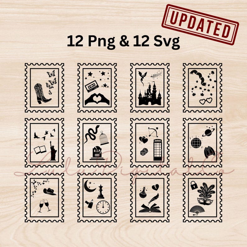 Music Stamp Svg Pop Star Icon Svg Eras Svg Era Stamp Png Album ...
