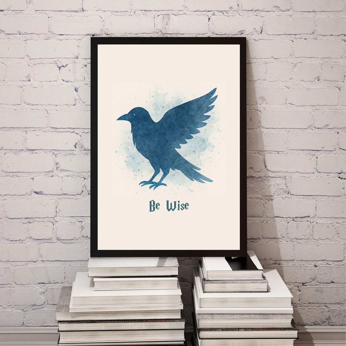 Wizard Nursery Wall Art Set of 4 Magic School House Crest Wizarding ...