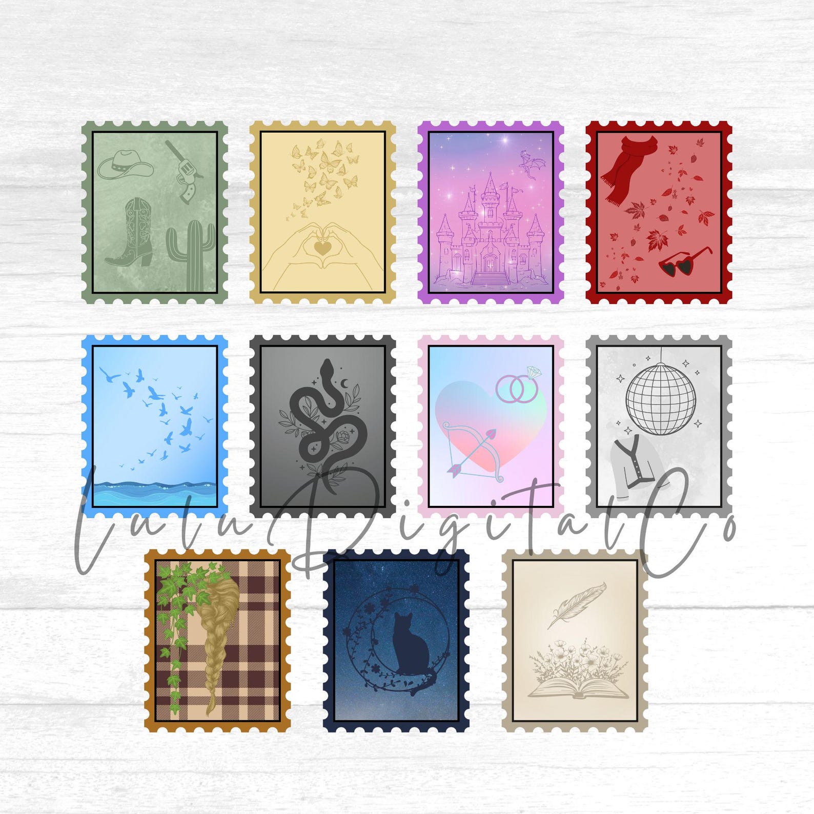 Music Stamp Png Pop Star Icon Eras Poster Tour Printable Era Stamp ...