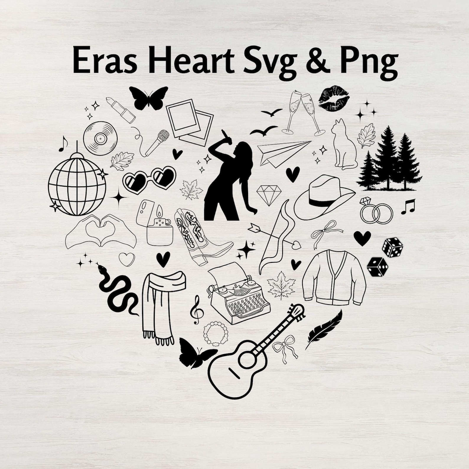 Era Heart Svg Eras Symbol Png Digital File Taylor Png Taylor Era Heart ...