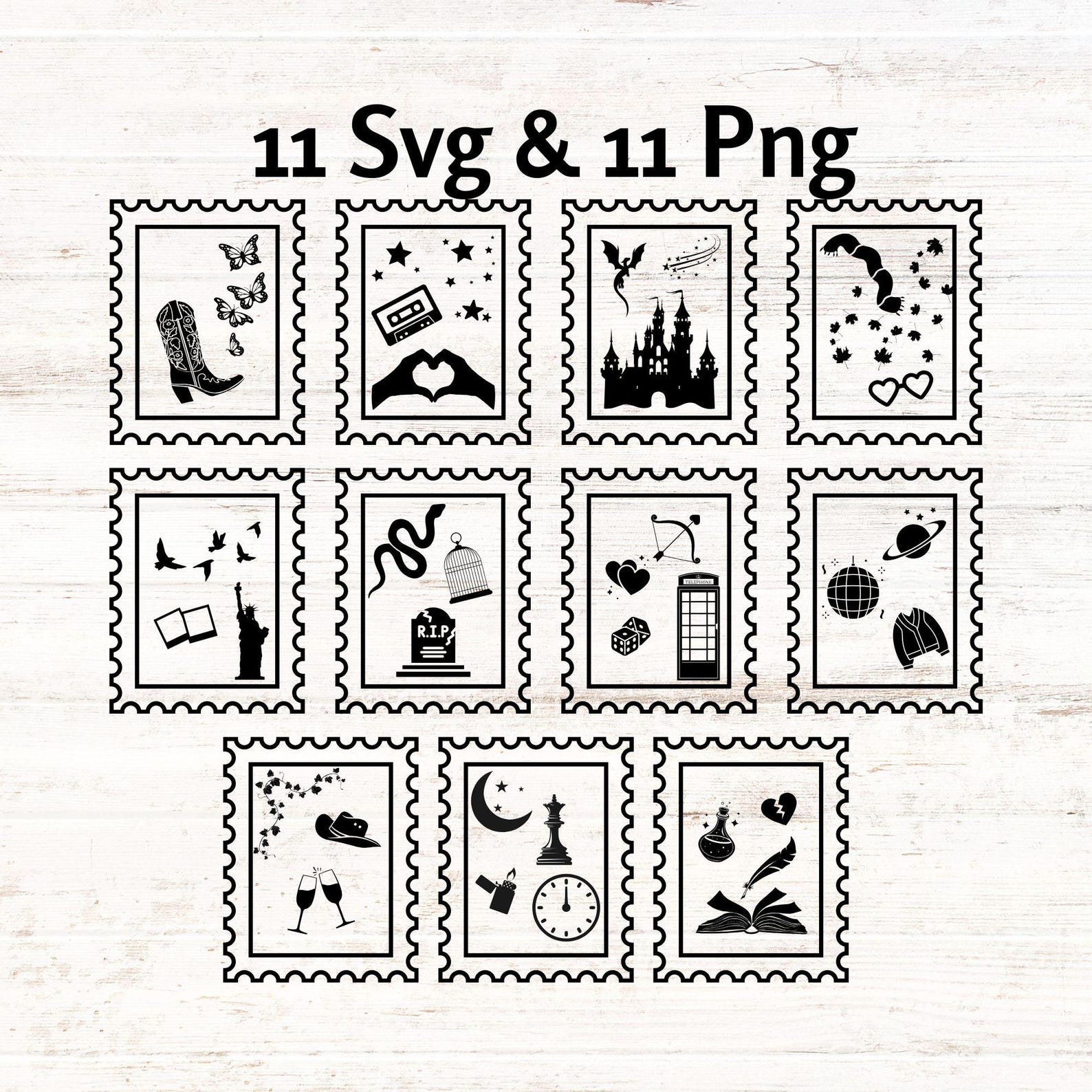 Music Stamp Svg Pop Star Icon Svg Eras Svg Era Stamp Png Album ...
