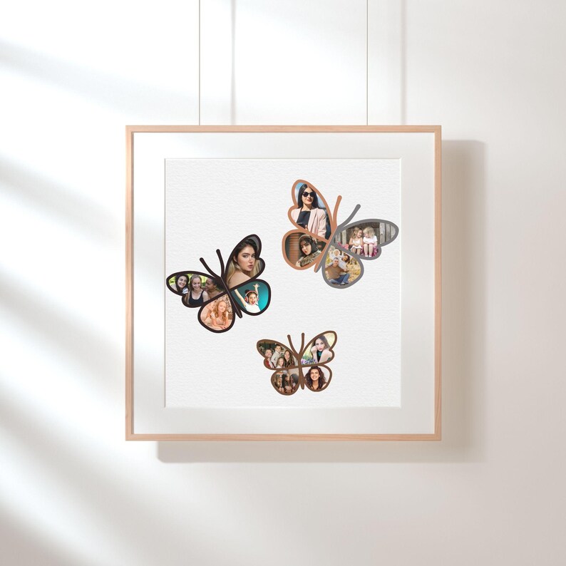 Butterfly Photo Collage Butterfly Canva Frame Make Your Own Canva ...