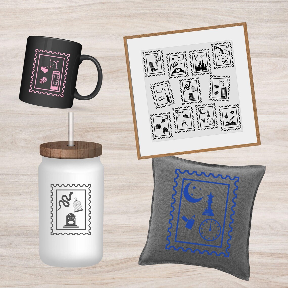 Music Stamp Svg Pop Star Icon Svg Eras Svg Era Stamp Png Album ...