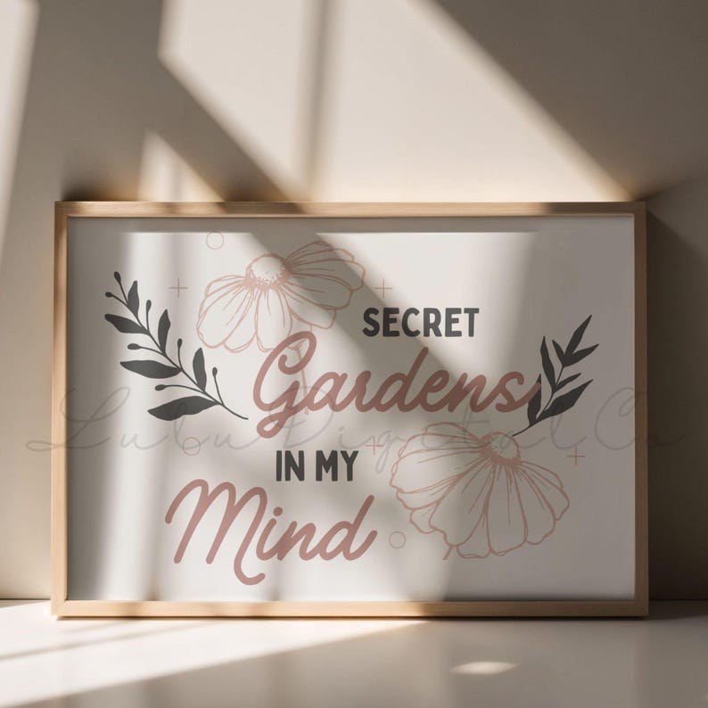 Secret Gardens in My Mind Svg Era Sublimation Secret Garden Shirt ...