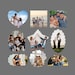 Scallop Shape Canva Frame Wavy Edge Frame Drag and Drop Custom Photo ...