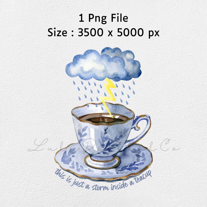 Storm Inside a Teacup - Etsy UK