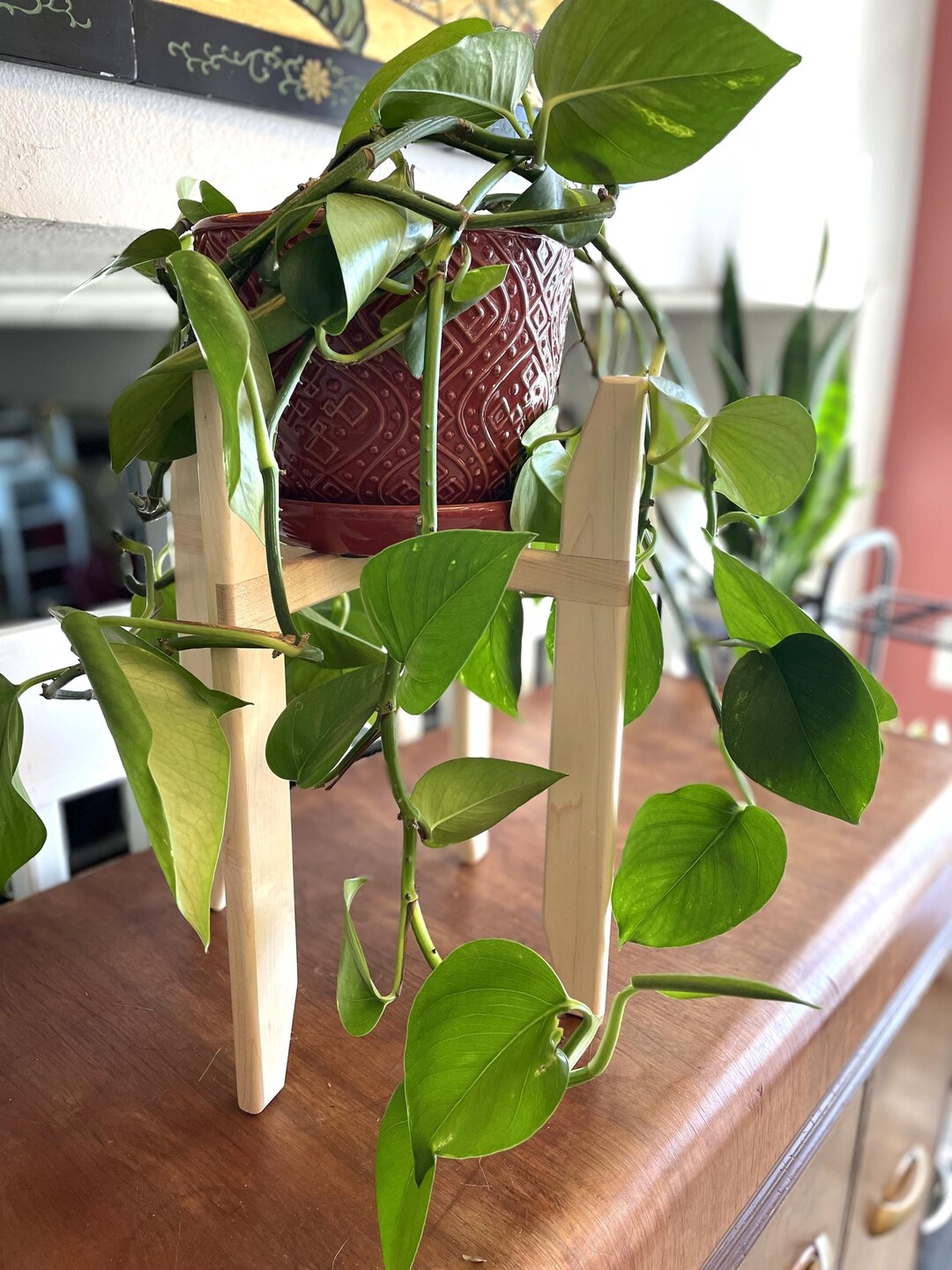 Hand-made Maple Plant Stand - Etsy