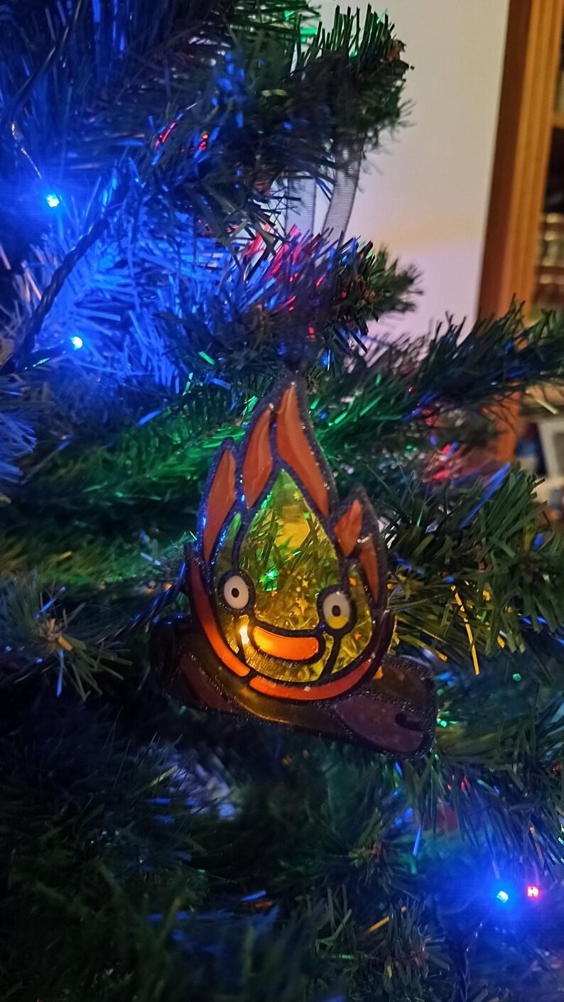 Faux Stained Glass Christmas Ornaments Disney Arcane HTTYD Stray Kids ...