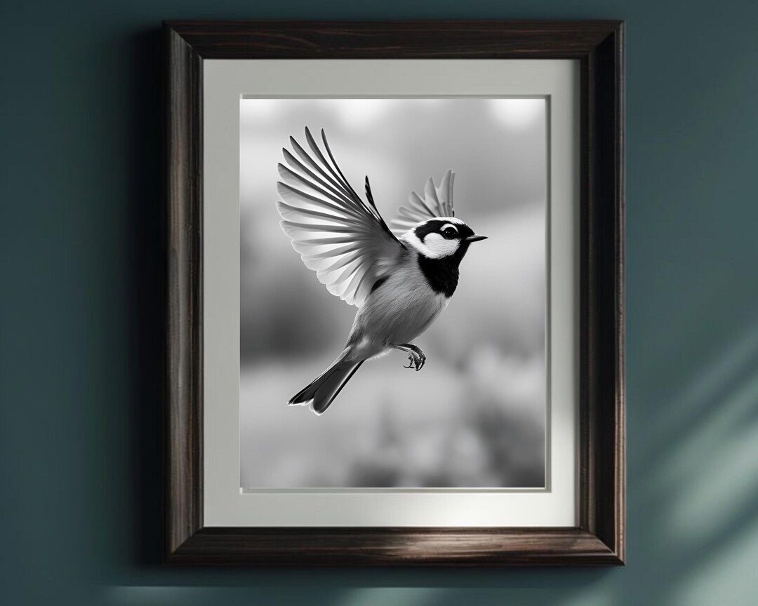 Bird Poster, Minimalist Wall Art, Matte Vertical Posters, Nature Home ...