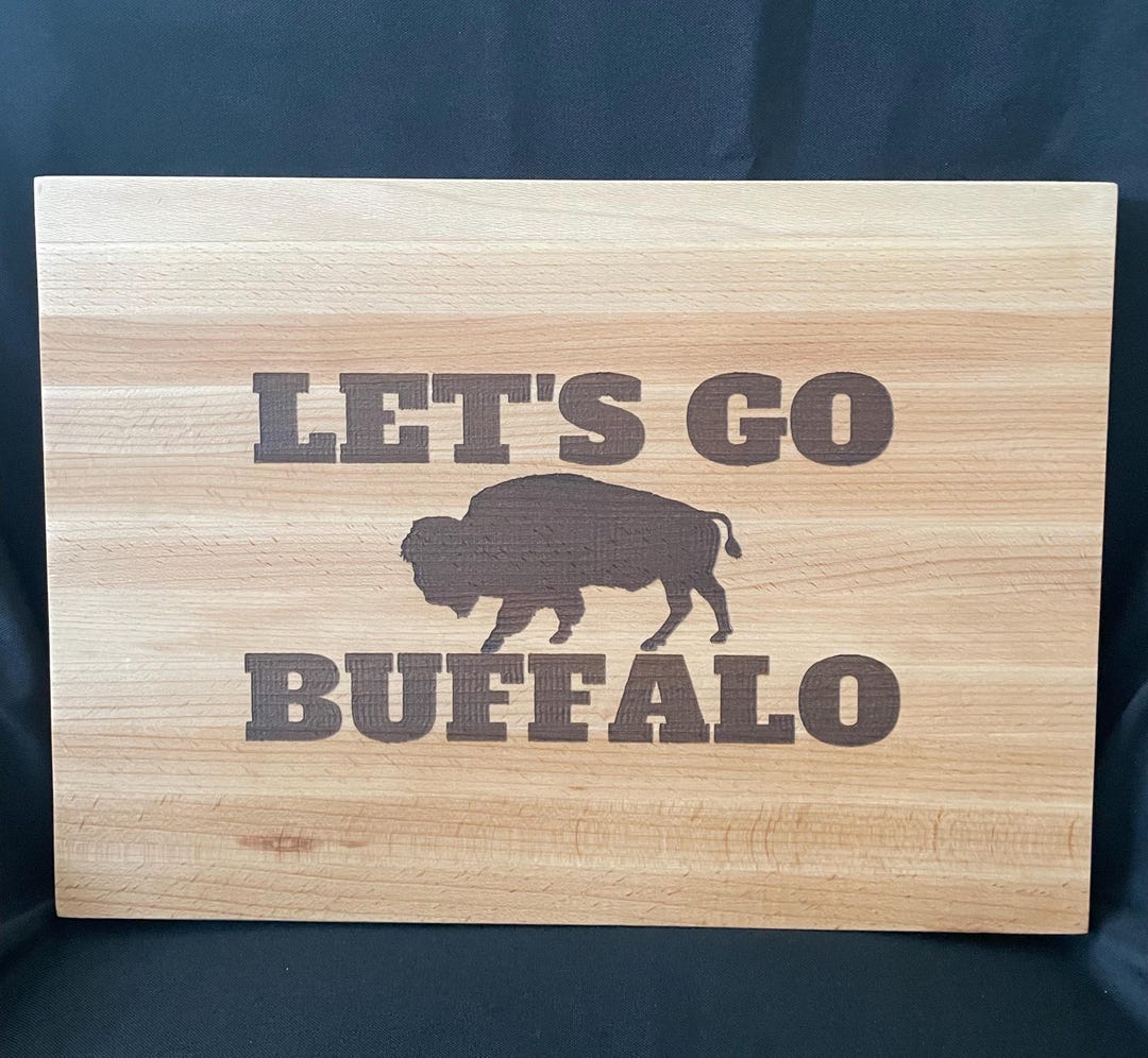 Let’s Go Buffalo Engraved Cutting Board - Etsy