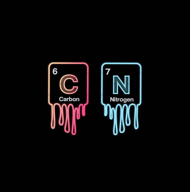 Carbon Nitrogen SVG : Gen Z Science Meme PNG AI (digital Download) - Etsy