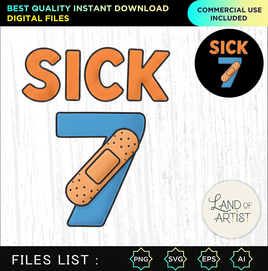 Sick Seven Meme SVG | Six Seven Funny Wordplay Cut File | Trendy Gen Z Meme Design | Cricut ...