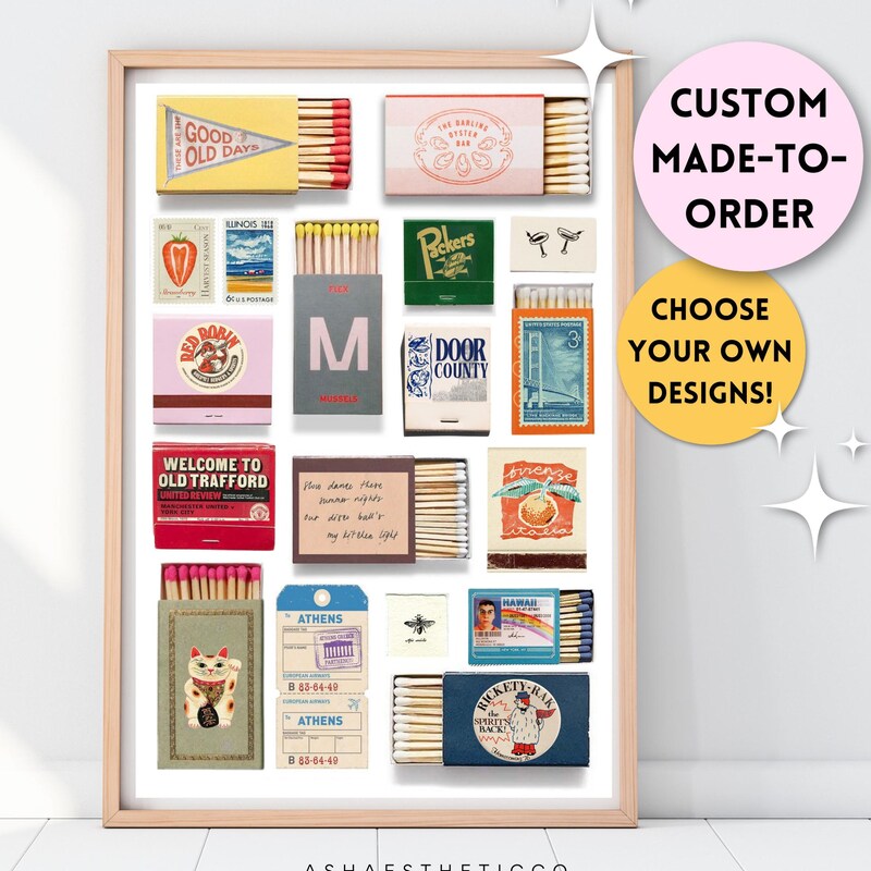 Custom Matchbooks - Etsy