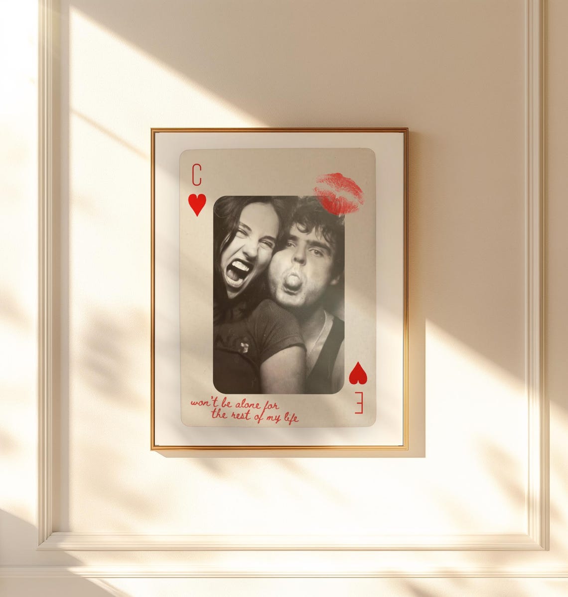 Custom Photo Playing Card – Personalized Digital Print Gift for Special ...