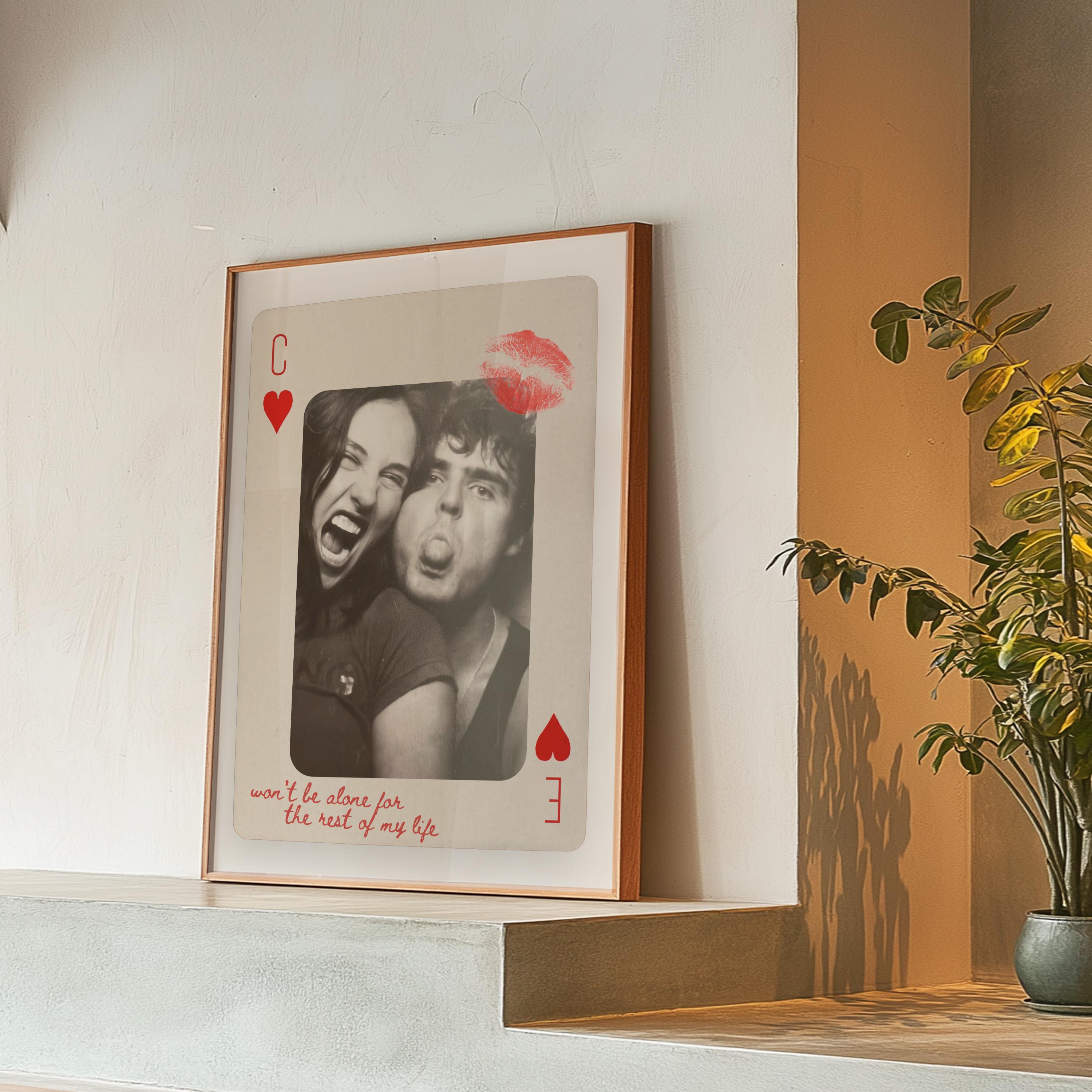 Custom Photo Playing Card – Personalized Digital Print Gift for Special ...