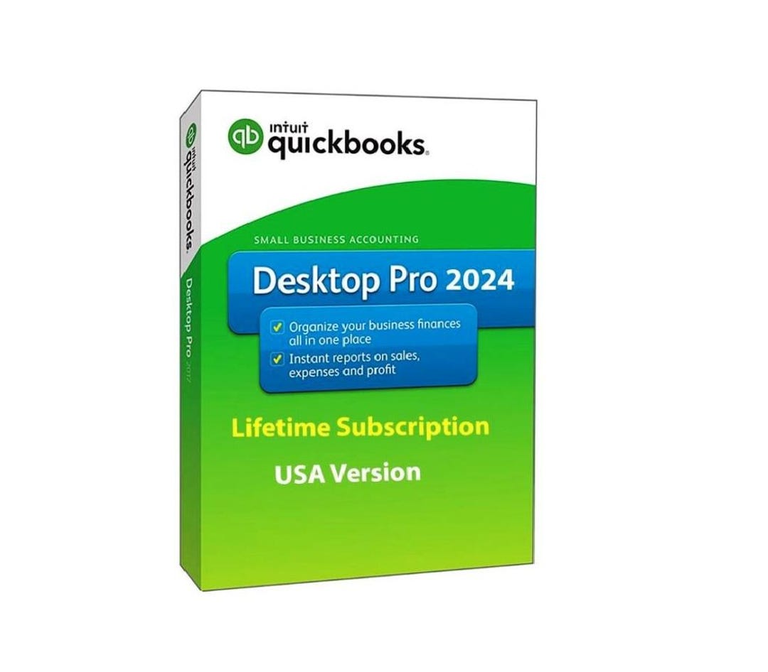 Quickbooks Desktop Pro 2024 USA L Lifetime - Etsy