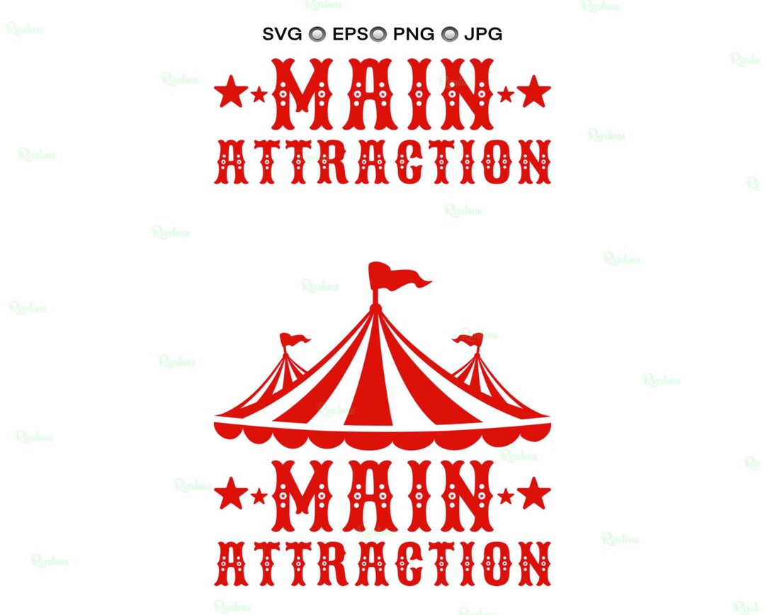 Main Attraction SVG, Circus Birthday Shirt, Birthday Outfit, Shirt ...