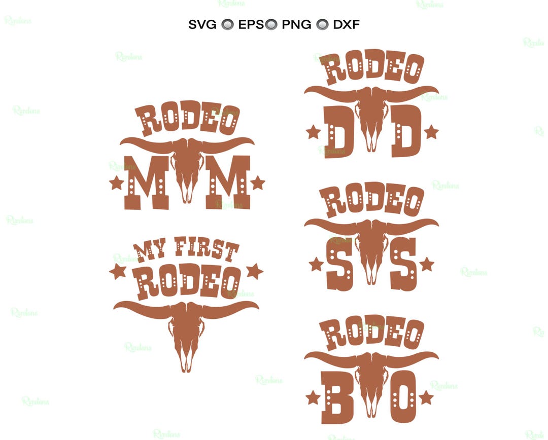 Rodeo Birthday Svg, Rodeo Family Birthday Shirts Svg, Rodeo Svg, Rodeo ...