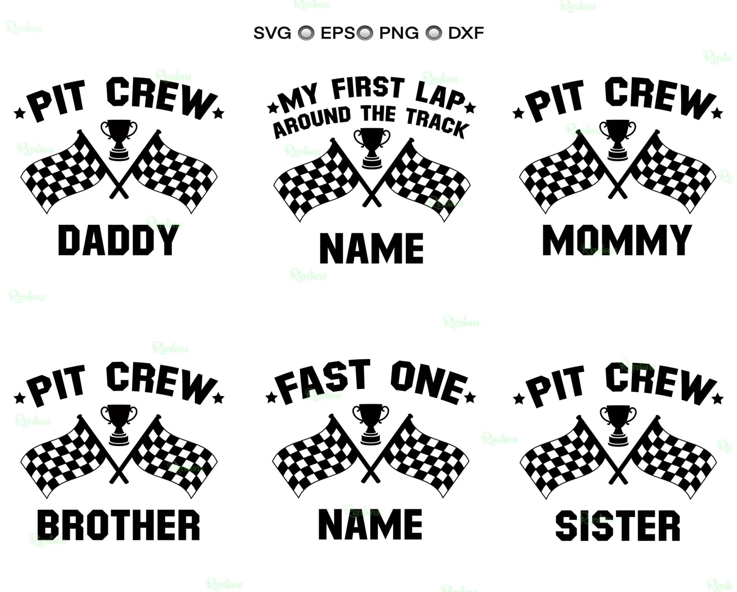 Racing Pit Crew Family, Racing Birthday Boy, Matching Shirt, Dad Mom ...