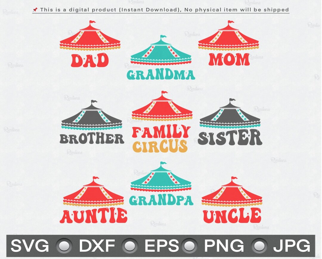 Circus Sister, Mama, Mommy, Dad, Daddy, Mom, Aunty, Girl, Matching ...