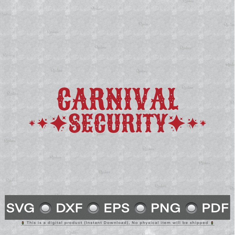 Carnival Security PNG, Security Carnival SVG, Carnival Security DXF ...