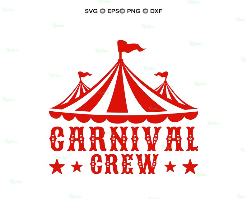 Carnival Crew Svg, Carnival Staff Svg, Circus Crew Svg, Circus Birthday ...