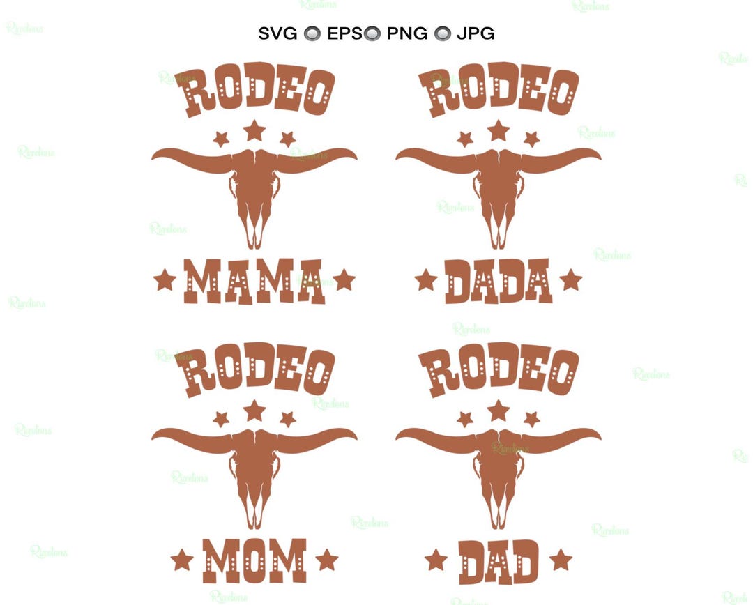 Rodeo Svg, Rodeo Family Svg, Rodeo Mama Svg, Rodeo Mom Svg, Rodeo Dad ...