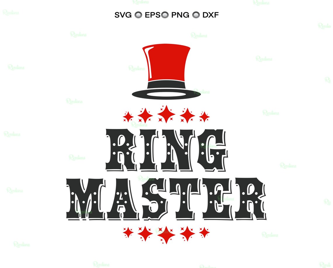 Ringmaster & Circus Tent SVG: Carnival Theme Clipart (digital Files) - Etsy
