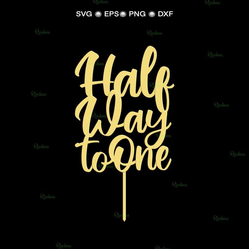 Half Way to One - Etsy
