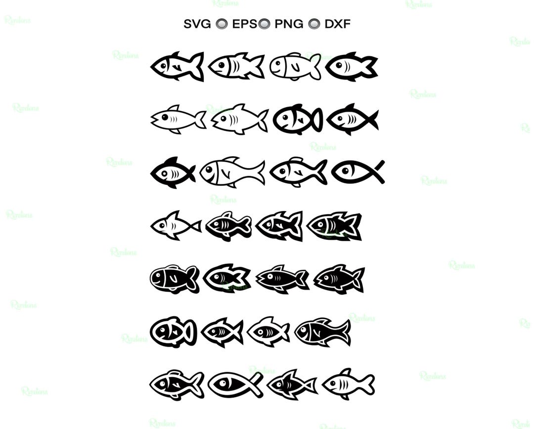 Fish Svg, Fish Outline Svg, Fish Silhouette Svg, Tropical Fish Svg ...