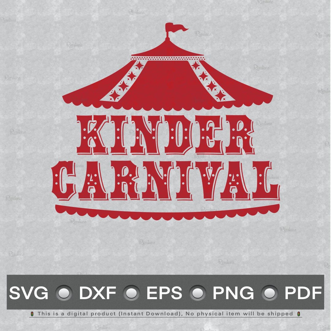 Kinder Carnival PNG, Carnival Kinder SVG, Kinder Carnival DXF, Carnival ...