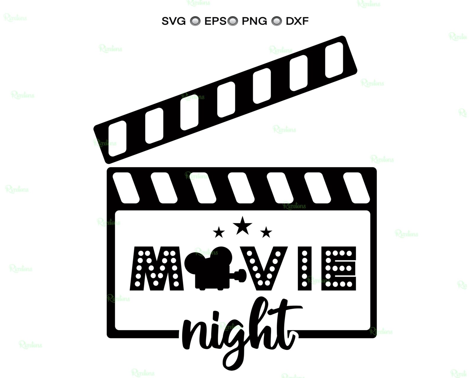 Clapperboard Movie Svg, Film Slate Design, Director’s Cut Svg, Cinema ...